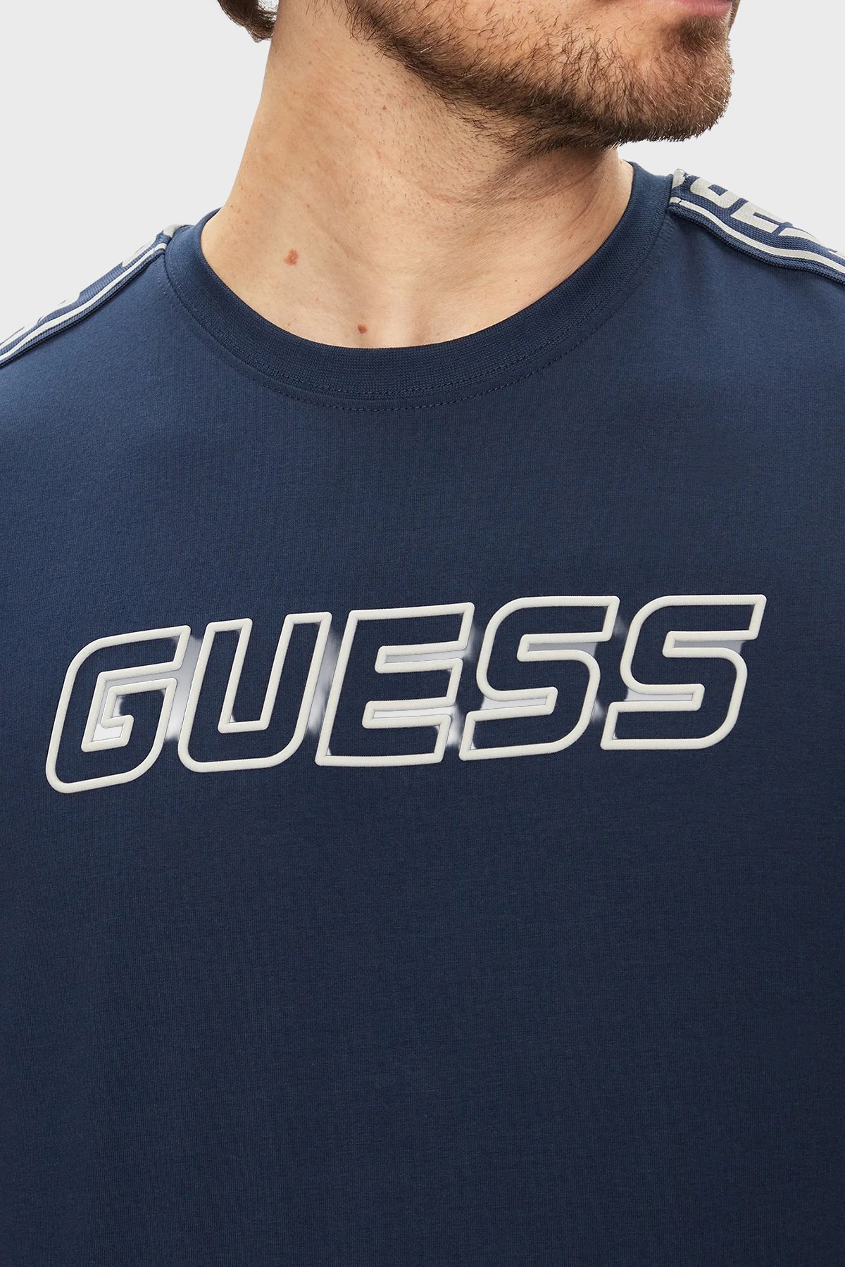 Guess Arlo Pamuklu Regular Fit Logolu Bisiklet Yaka Z4GI18J1314 Erkek T ...